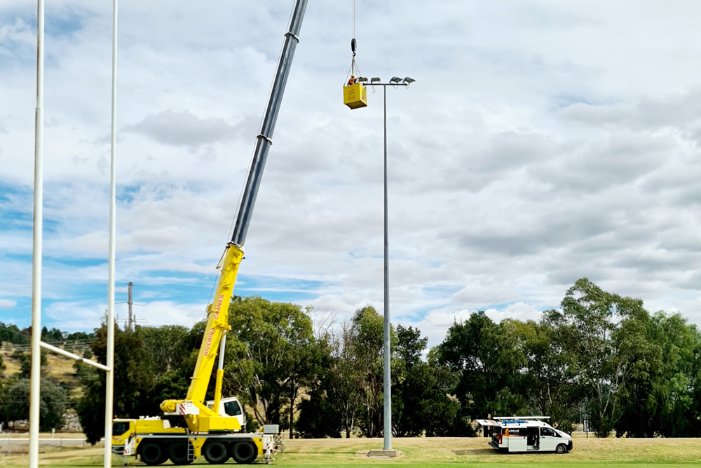 Sports lighting | Services | Affinity Electrical Technologies